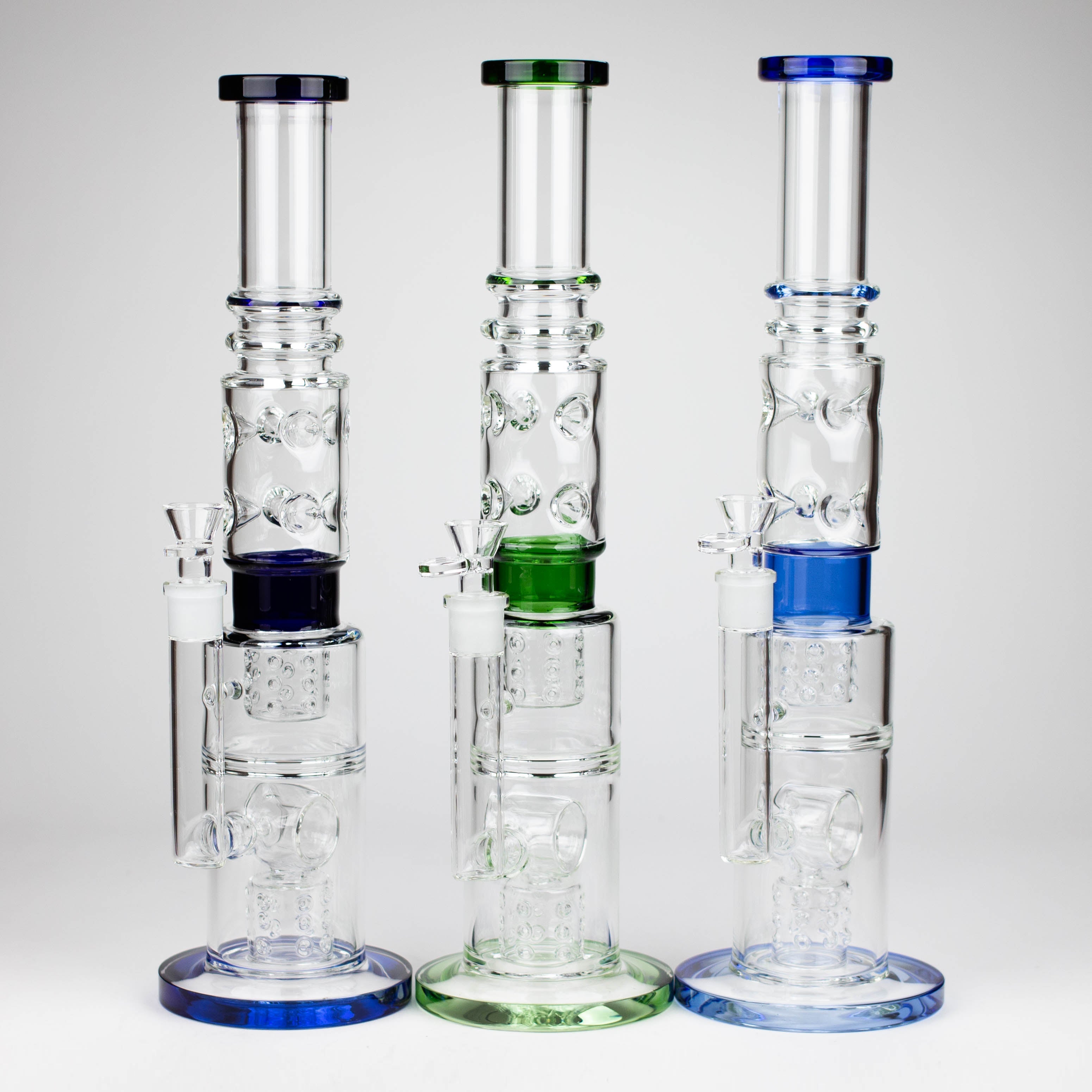 Fortune | 18" Straight Glass Bong [Bong 005] – Smoqueen