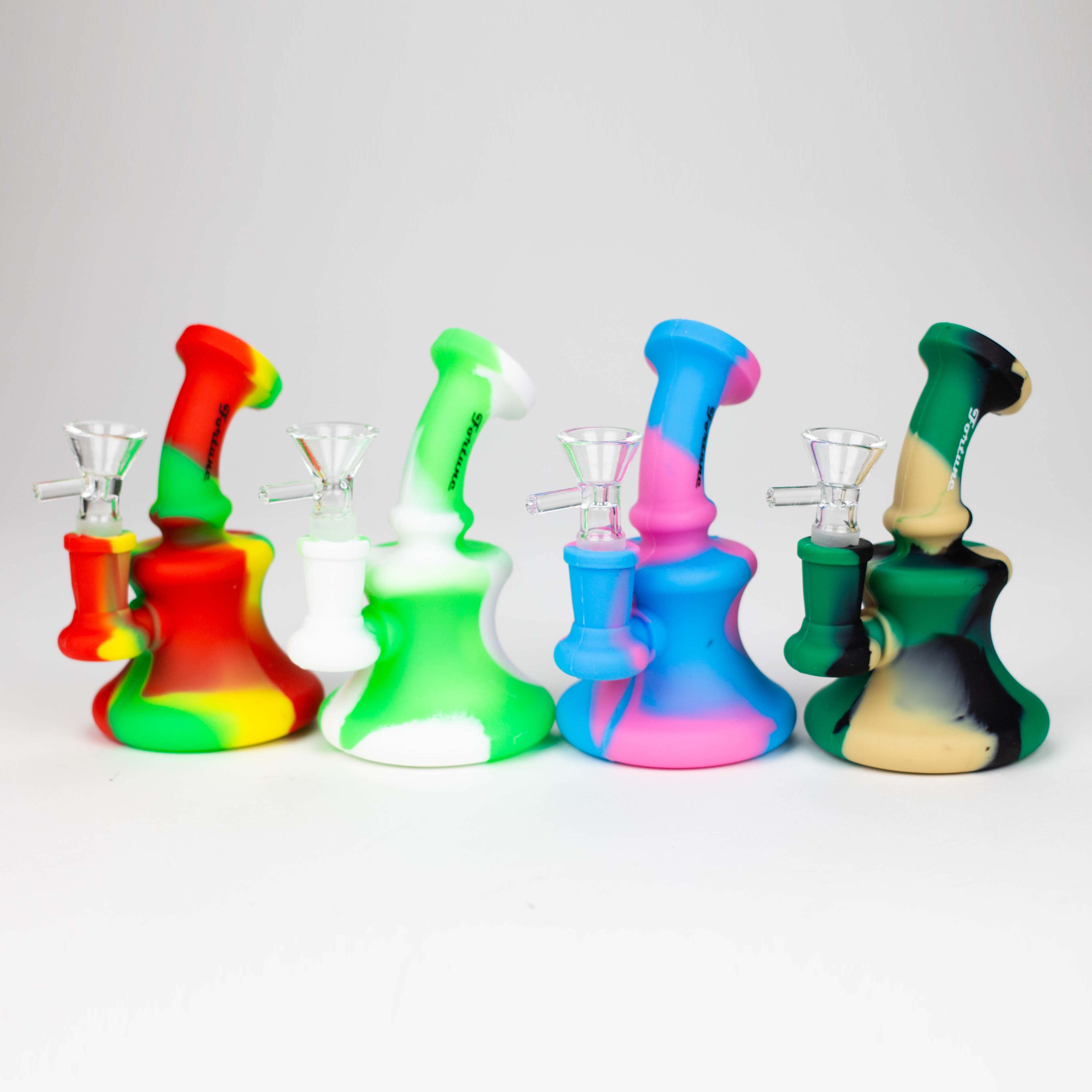 Fortune | 5" Silicone mini water Bong [SP1039] – Smoqueen