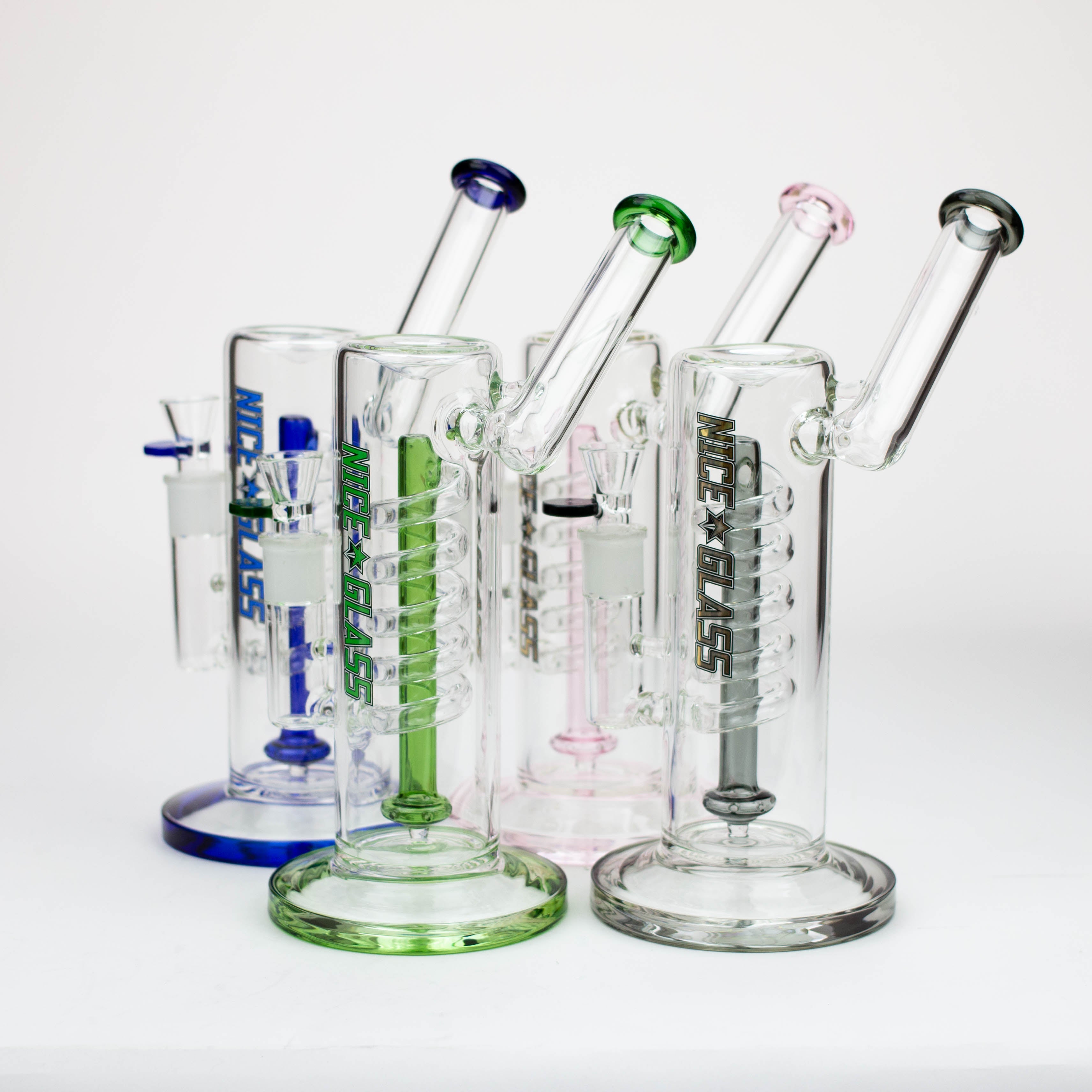 NG-10.5 inch Spiral Perc Bubbler [YN1052] – Smoqueen