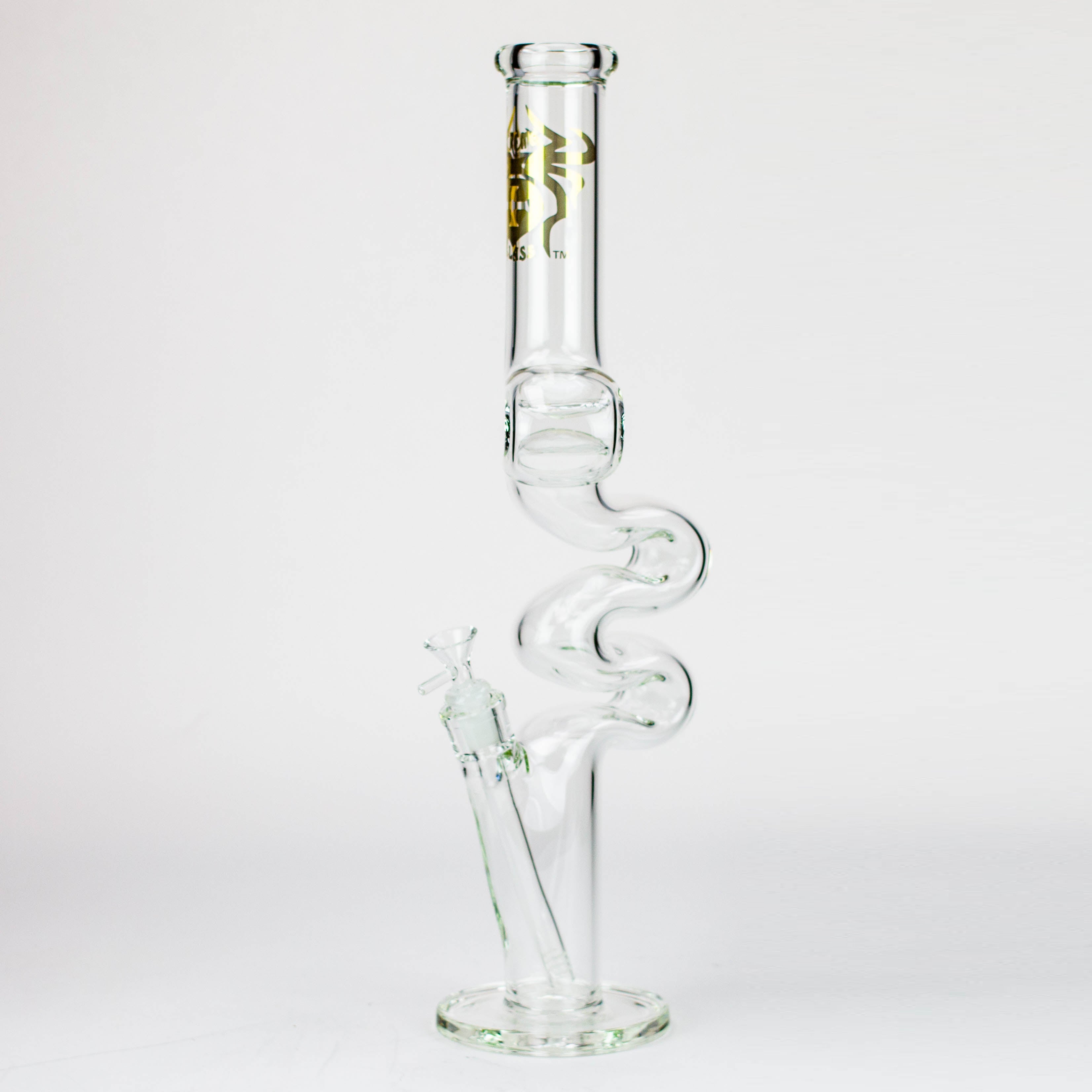 20" Xtream Kink Zong 7 mm glass water bong [XTR-Z022] – Smoqueen