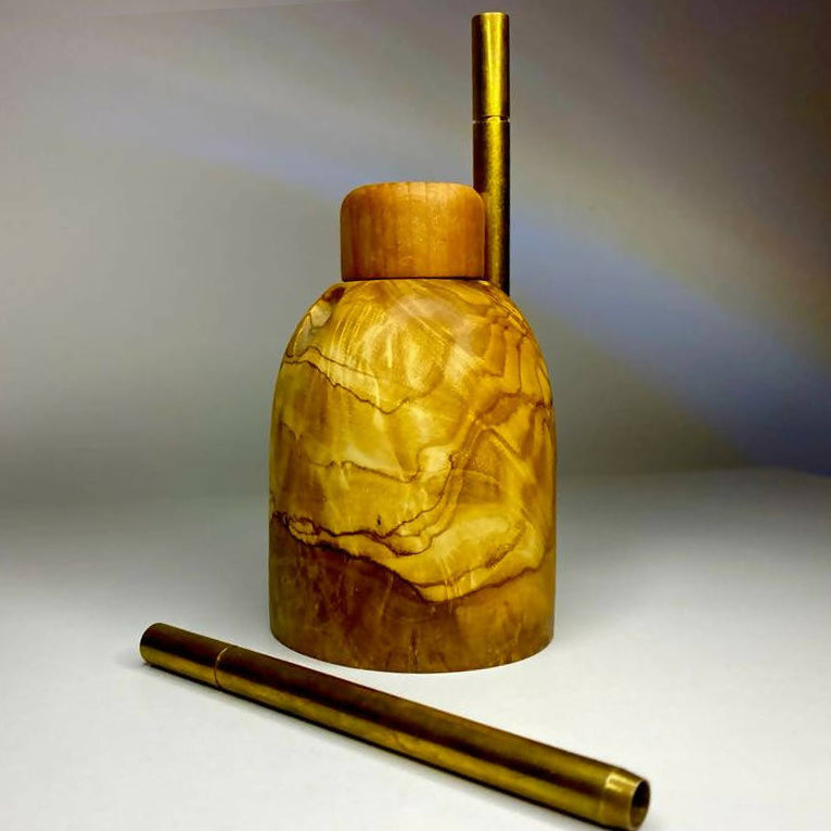 Olive wood tabletop Dugout/One hitter stash Box/Smoker's Gift – Smoqueen