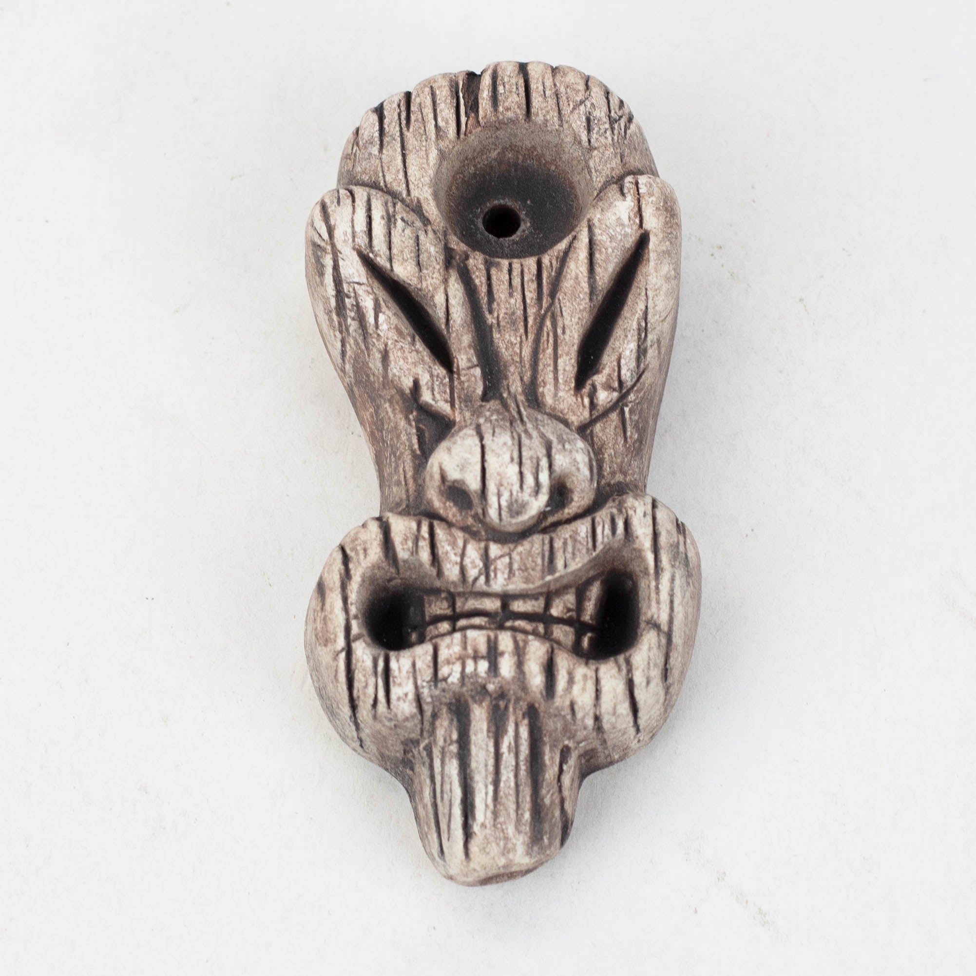 Handmade Ceramic Smoking Pipe [TIKI] – Smoqueen