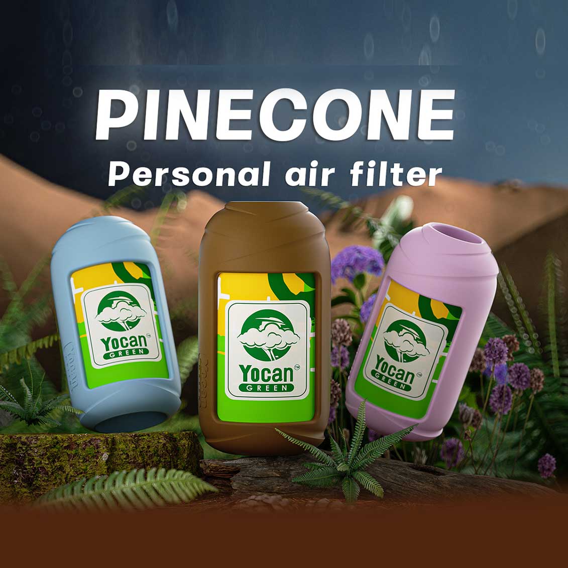 Yocan Green | PINE CONE personal air filter – Smoqueen